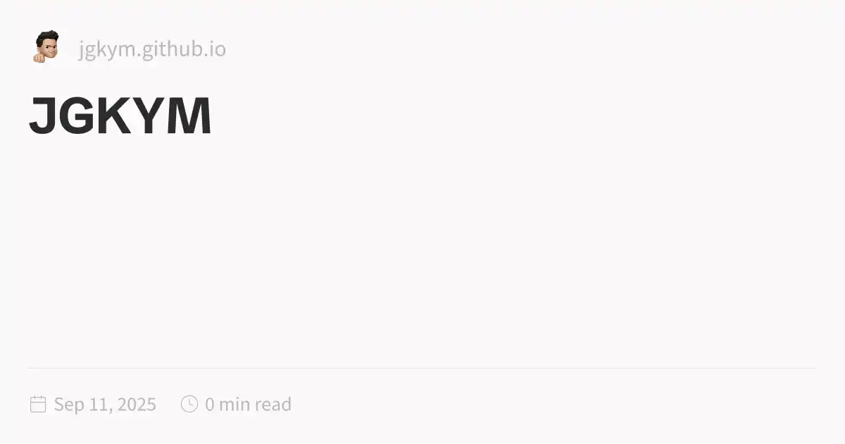 JGKYM